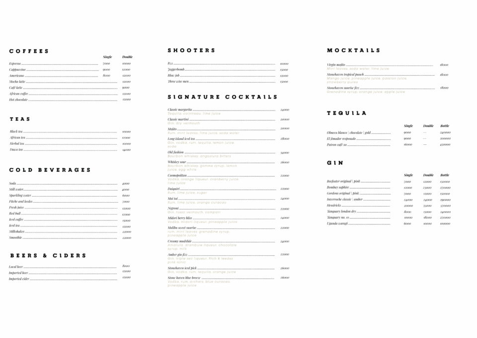 Amazing Stonehaven Restaurant & Winery Menu (EST. 2021) • Chick About Town
