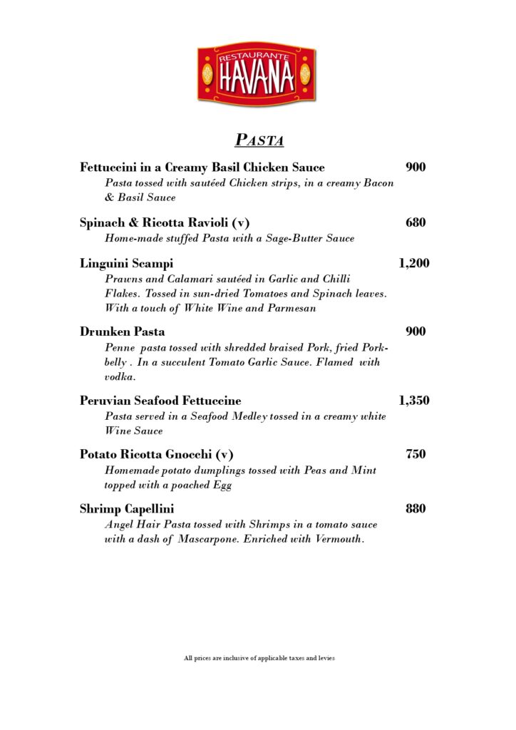 Myna Nairobi Menu & 6 Other Menus from Interesting Establishments in ...