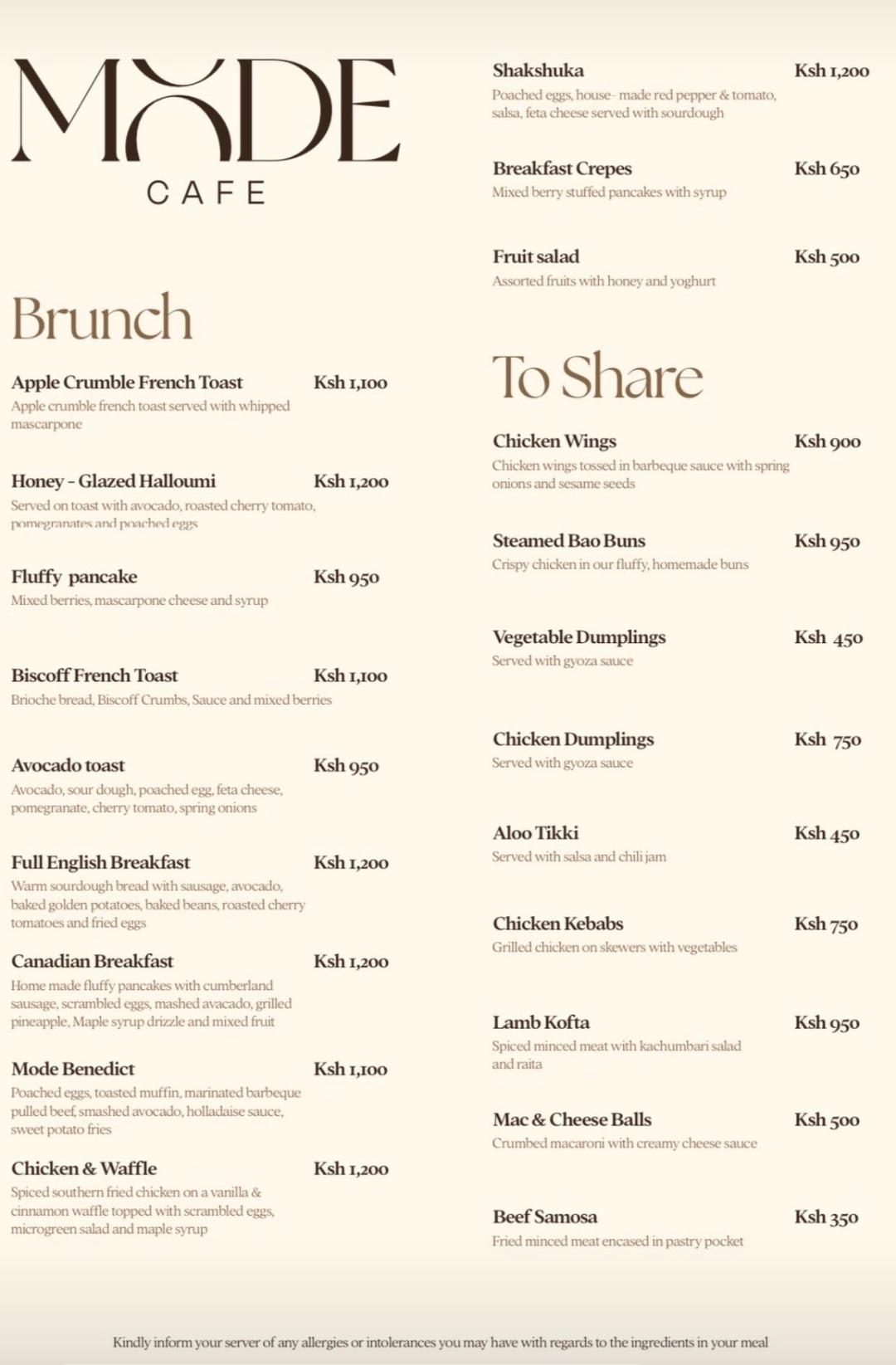 Mode Cafe Reviews & 11 Other Delightful Restaurants to Try • Chick ...